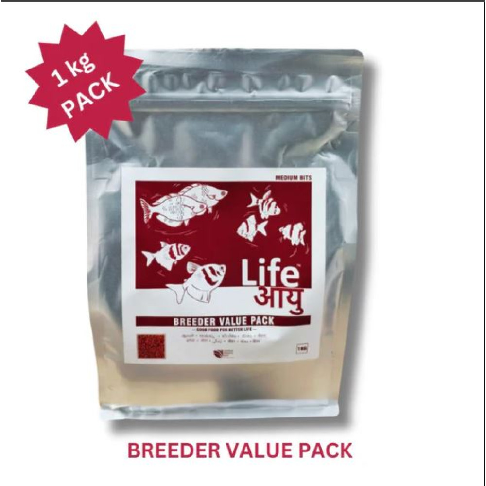 Breeder Value Pack for Medium Fish (1kg)Fresh Water