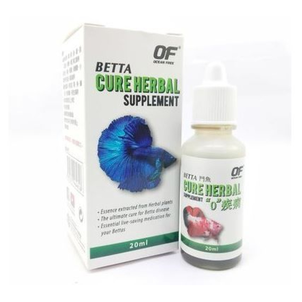 Ocean Free Betta Cure Herbal Suppliment 20MLFish Medicines